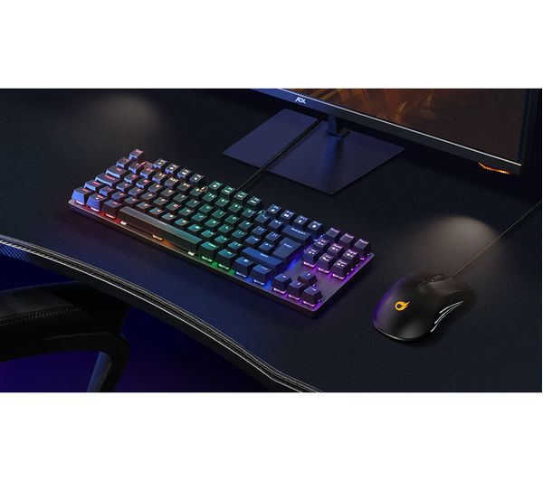 ADX FireFight Advanced MK17 TKL Mechanical Gaming Keyboard - Black ...