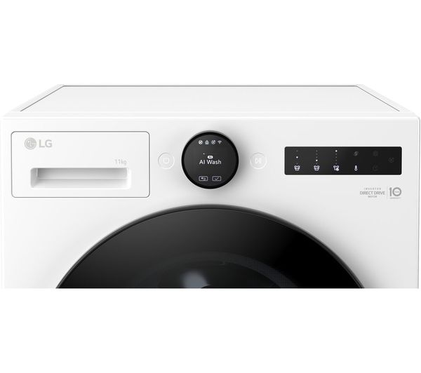 LG VX70 Series AI Direct Drive F4X7011TWB WiFi-enabled 11 kg 1400 Spin ...