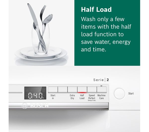 BOSCH Serie | 2 SGS2ITW41G Full-size Dishwasher - White - SGS2ITW41G ...