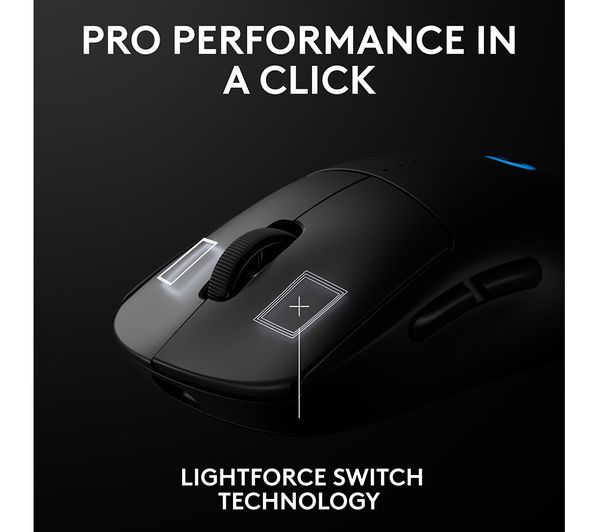 LOGITECH PRO 2 Lightspeed RGB Wireless Optical Gaming Mouse - Black ...