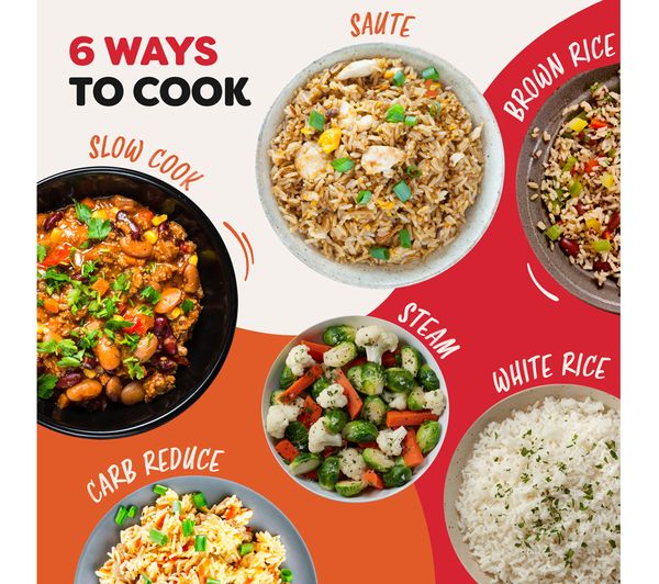 INSTANT POT Rice Cooker & Steamer - White - 140-5022-01-UK - Currys ...