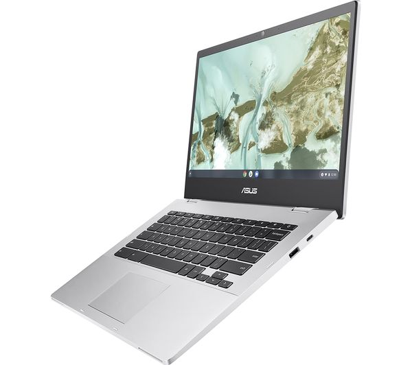 ASUS CX1 14" Chromebook - Intel® Celeron®, 64 GB eMMC, Silver ...
