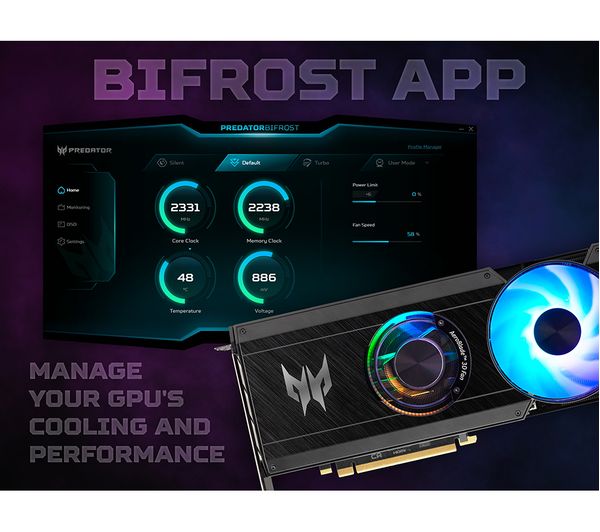 ACER Intel® Arc™ A770 16 GB Predator BiFrost OC Graphics Card - DP ...