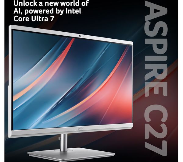 ACER Aspire C27-195ES 27" All-in-One PC - Intel® Core™ Ultra 7, 1 TB ...