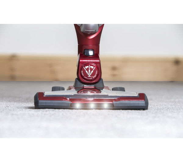 HOOVER Unplugged UNP300RA Cordless Vacuum Cleaner - Red & Chrome ...