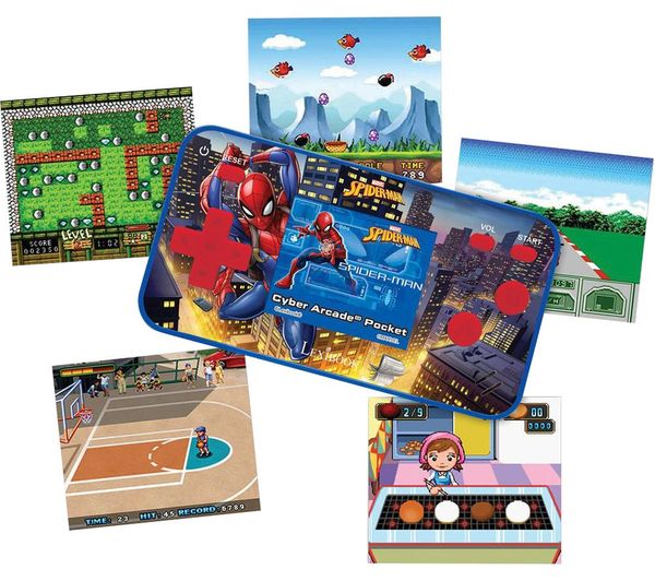 LEXIBOOK Cyber Arcade Handheld Gaming Console - Spider-Man - JL1895SP ...