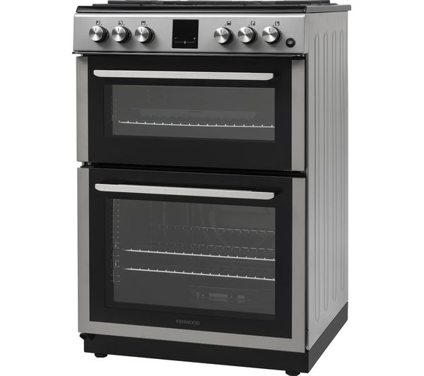 KENWOOD KTG606S22 60 cm Gas Cooker - Silver - - Currys Business