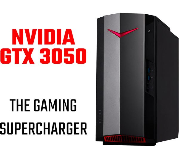 ACER Nitro N50-120 Gaming PC - AMD Ryzen™ 5, RTX 3050, 512 GB SSD - DG ...