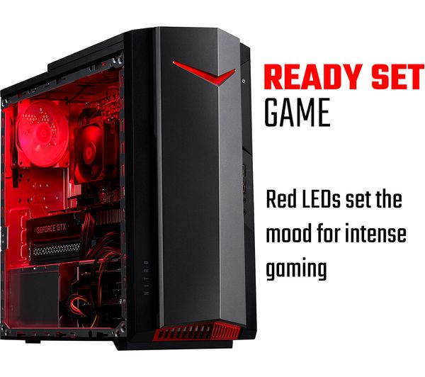 ACER Nitro N50-120 Gaming PC - AMD Ryzen™ 5, RTX 3050, 512 GB SSD - DG ...