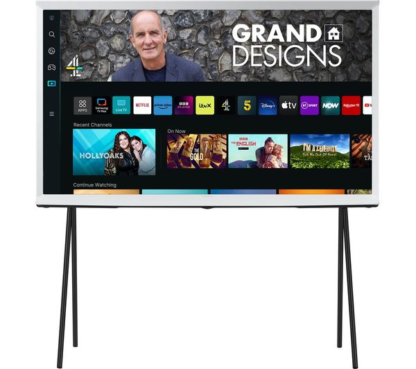 SAMSUNG The Serif QE55LS01BGUXXU 55" Smart 4K Ultra HD HDR QLED TV with ...