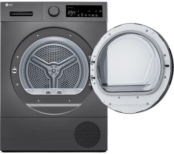 LG T200 FDT208S 8 kg Heat Pump Tumble Dryer - Dark Silver - FDT208S ...