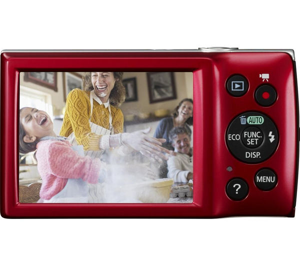 CANON IXUS 160 Compact Camera - Red - 0144C006 - Currys Business