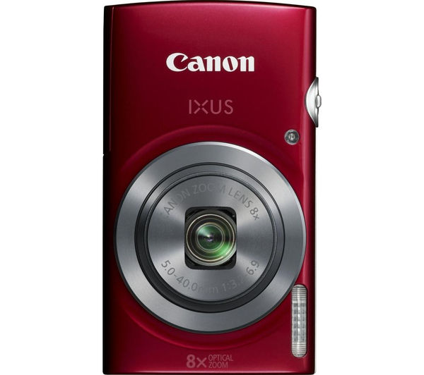 CANON IXUS 160 Compact Camera - Red - 0144C006 - Currys Business