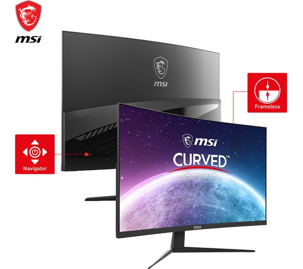 MSI G321CU 4K Ultra HD 32" Curved VA LCD Gaming Monitor - Black - 9S6 ...