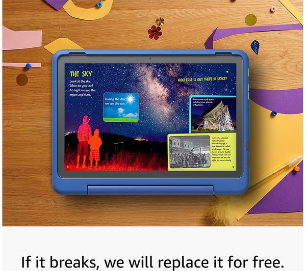 AMAZON Fire HD10 Kids Pro 10.1” (ages 6-12) Tablet (2023) - 32 GB ...