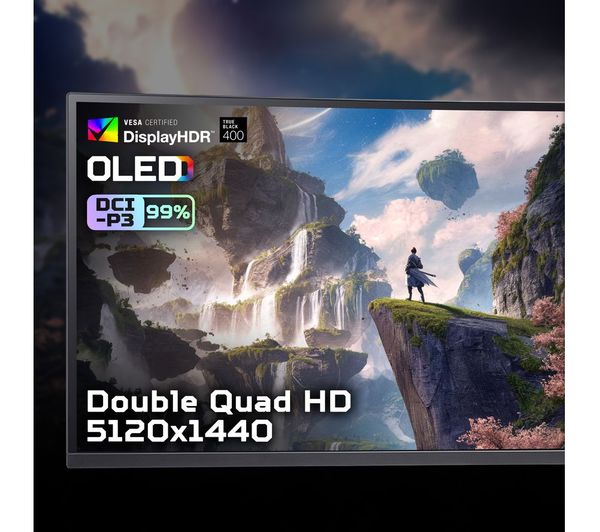 ACER Predator X49X Dual Quad HD 240HZ 49" Curved OLED Gaming Monitor ...