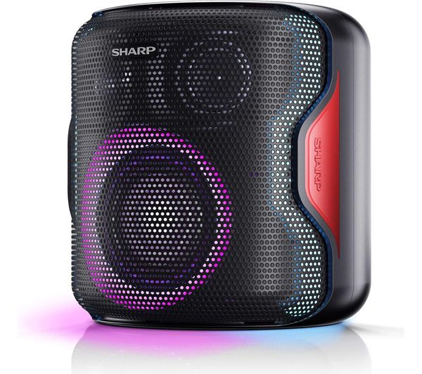 SHARP PS-921(BK) Portable Bluetooth Megasound Party Speaker - Black ...