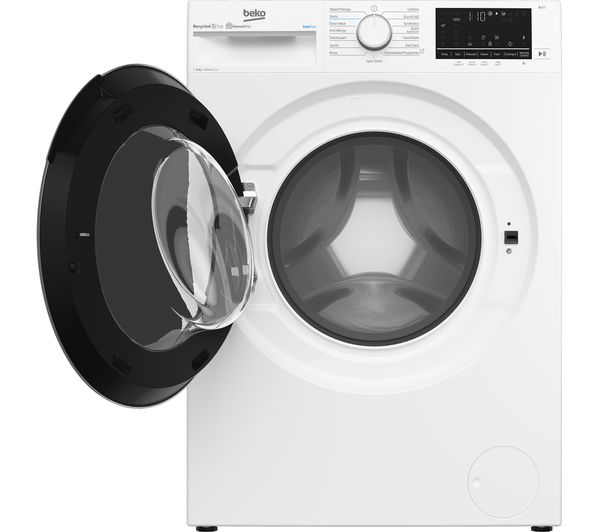 BEKO Pro IronFast RecycledTub B3W5841IW Bluetooth 8 kg 1400 Spin ...
