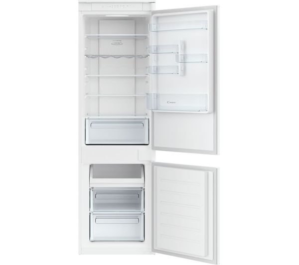 CANDY CBT3518EWK Integrated Smart 70/30 Fridge Freezer - Sliding Hinge ...