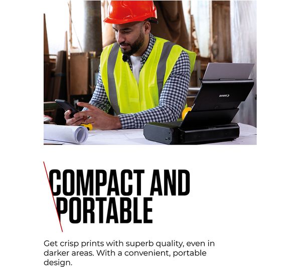 CANON MAXIFY BX110 Wireless Inkjet Portable Printer with Battery ...